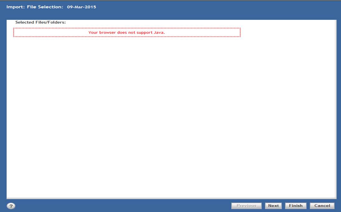 [Solved] Error: Browser does not support Java in documentum