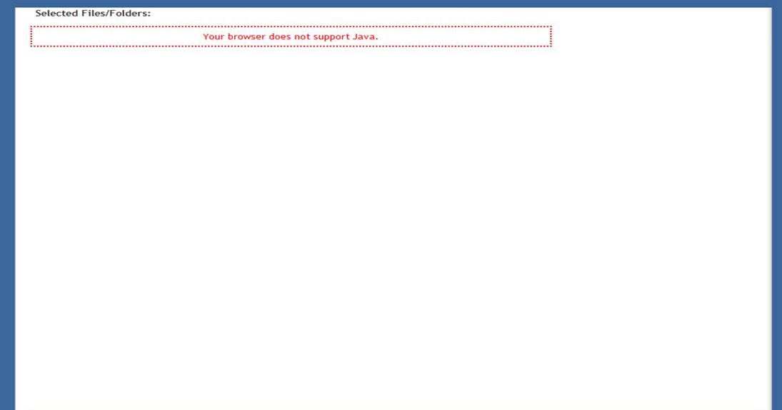 [Solved] Error: Browser does not support Java in documentum