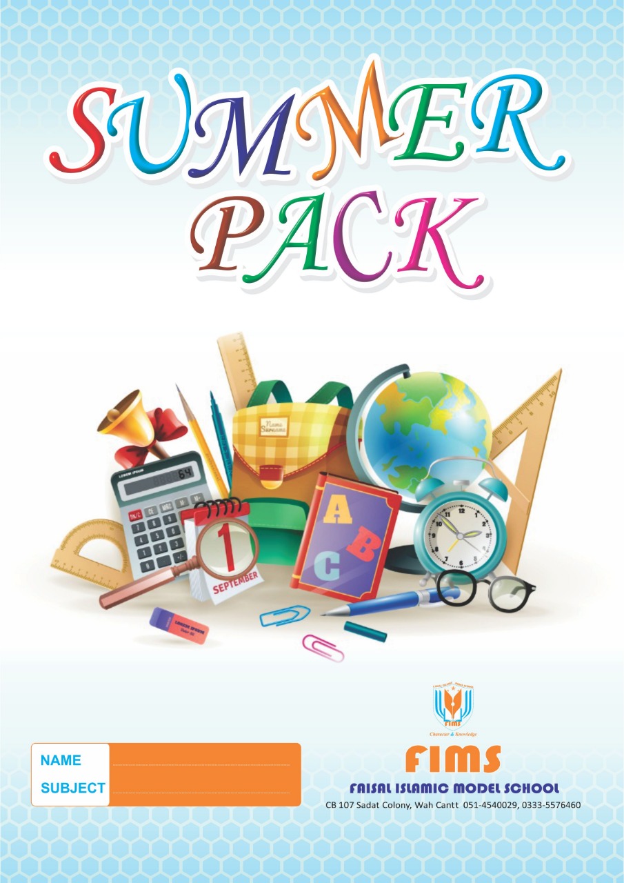 Summer Task For Nursery