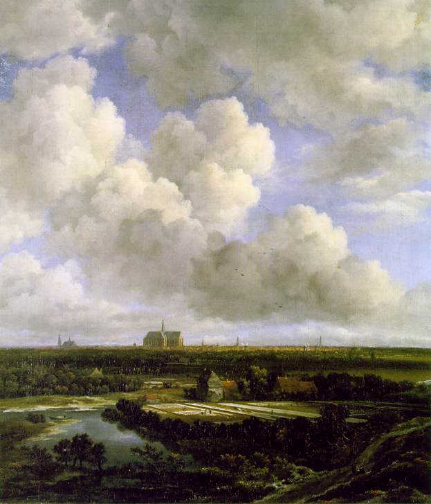 some LANDSCAPES: View of Haarlem with Bleaching Grounds