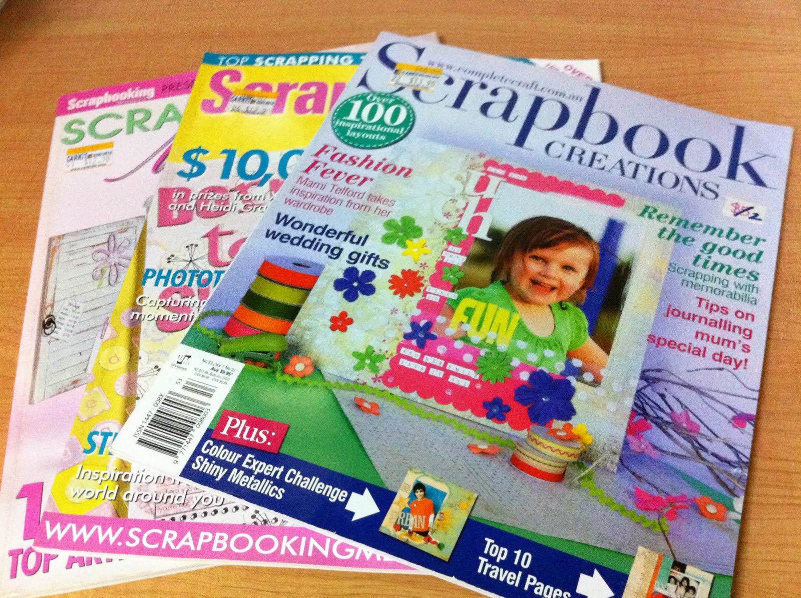 A Domestic Goddess Wannabe: Recycling: Past Issues of Scrapbooking ...