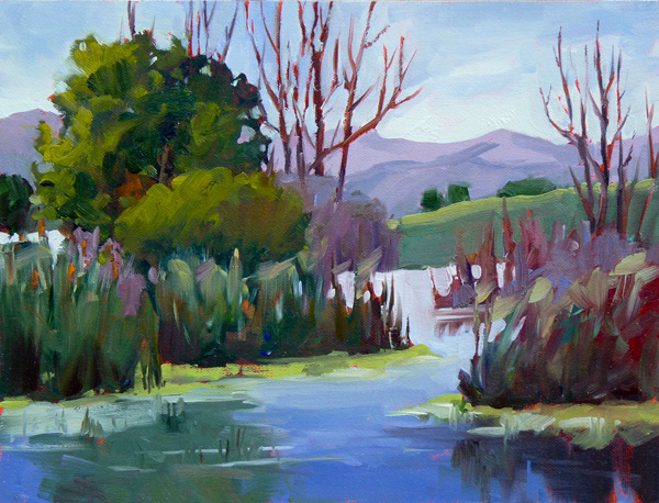 Sharon Lynn Williams' Art Blog: "Marsh Light" -new plein air oil ...