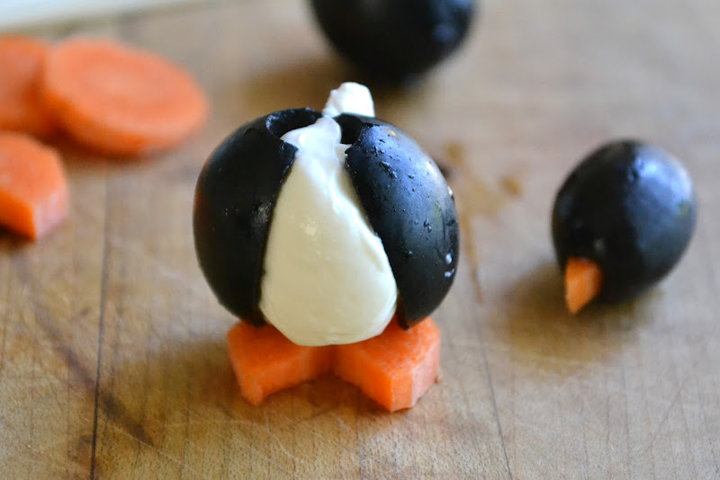 How to Make Olive Cocktail Penguins and Radish Mice | The View from ...