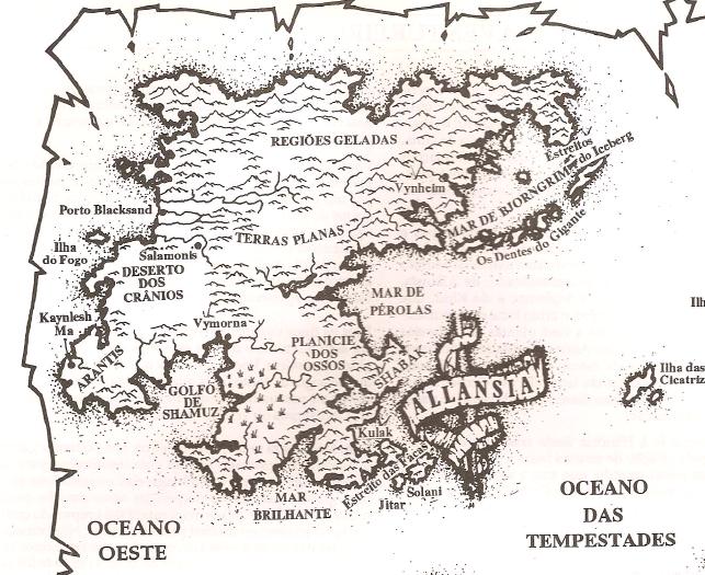 A journey trought the dark: Mapa de Allansia