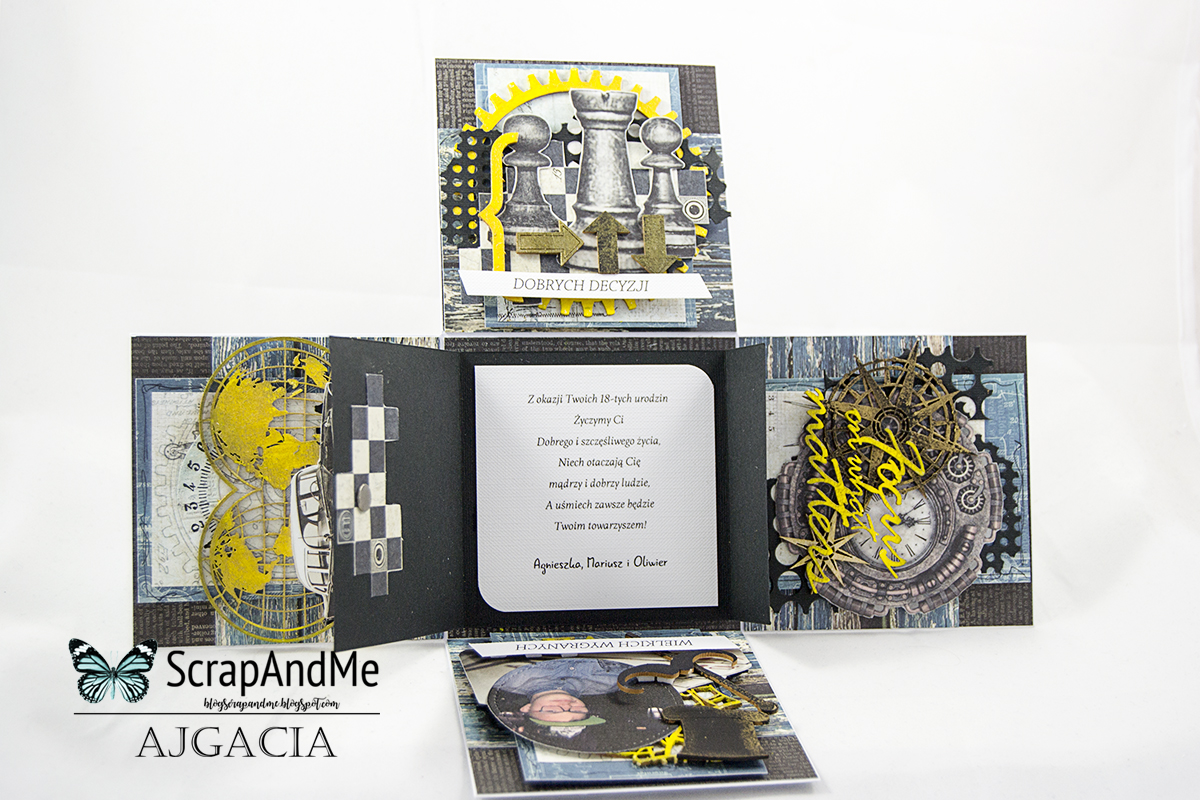 ScrapAndMe: Osiemnastkowy exploding box/ 18th birthday exploding box