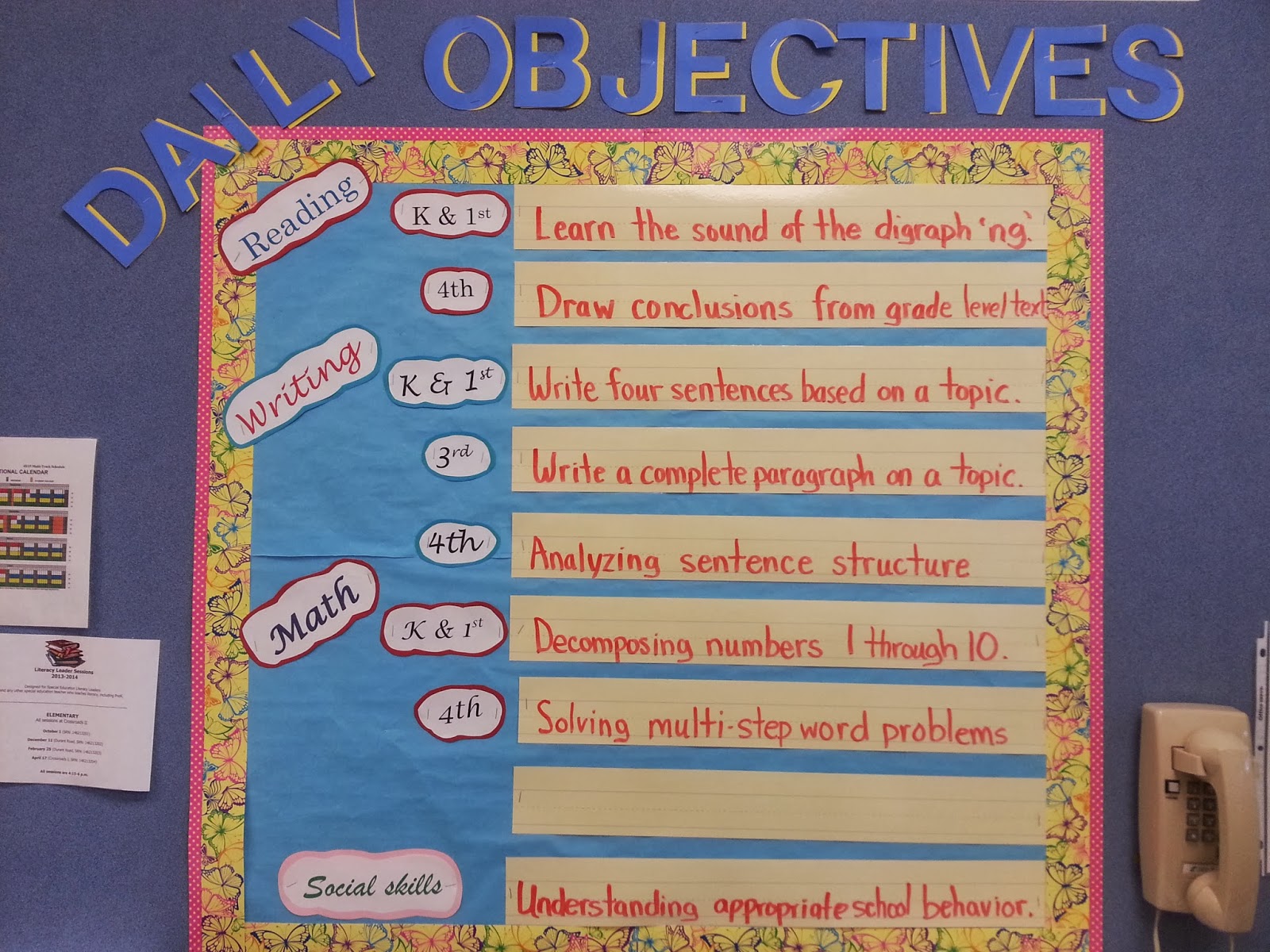 Welcome To Our Class Daily Objectives Welcome To Our Class Daily Objectives