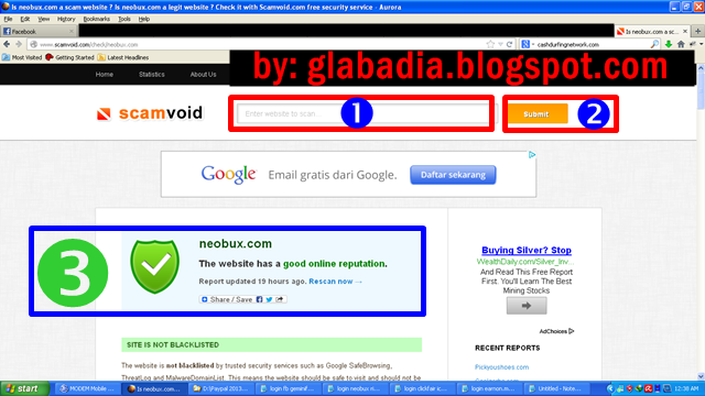 Tips Mudah SCAN URL PTC | GLABADIA MUSIK