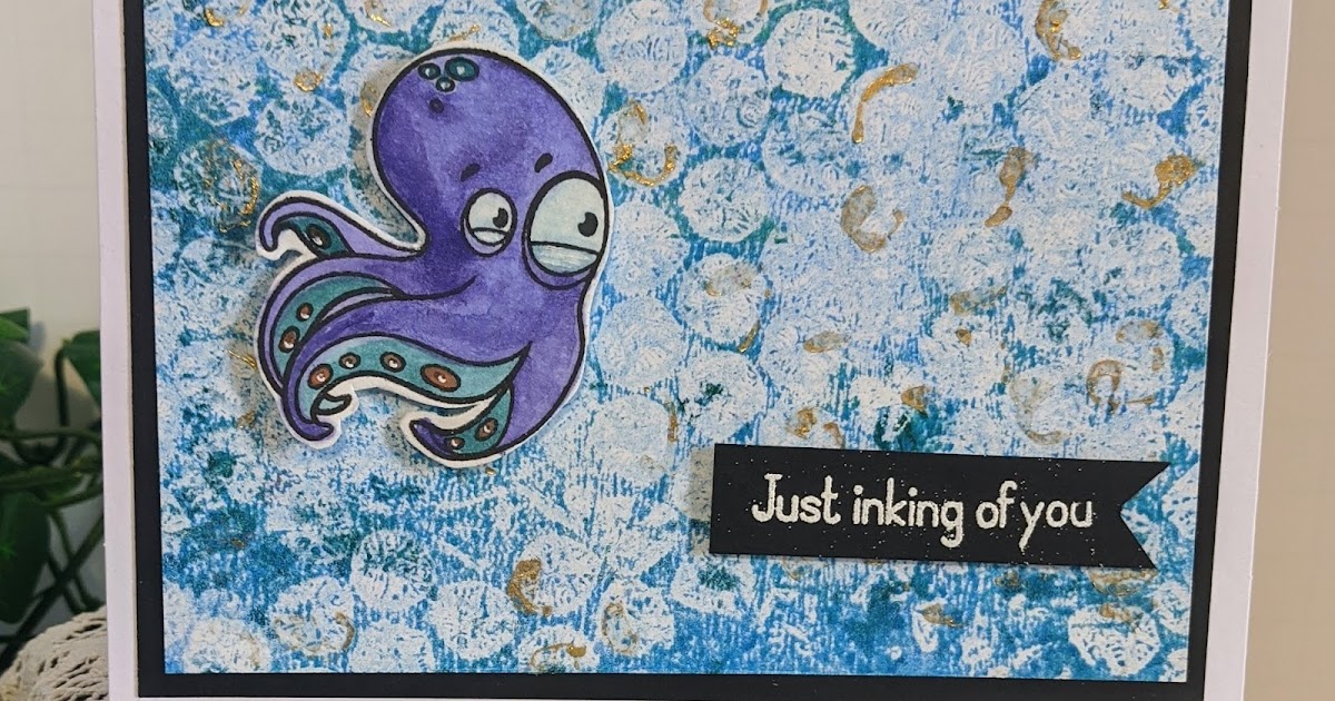 Inky Octopus Cards