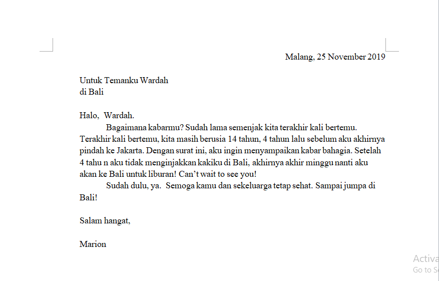 Formal dan Informal. Apa, sih, Perbedaan Kedua Surat Itu?