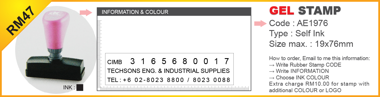 Printing Murah: RUBBER STAMP & PRICING