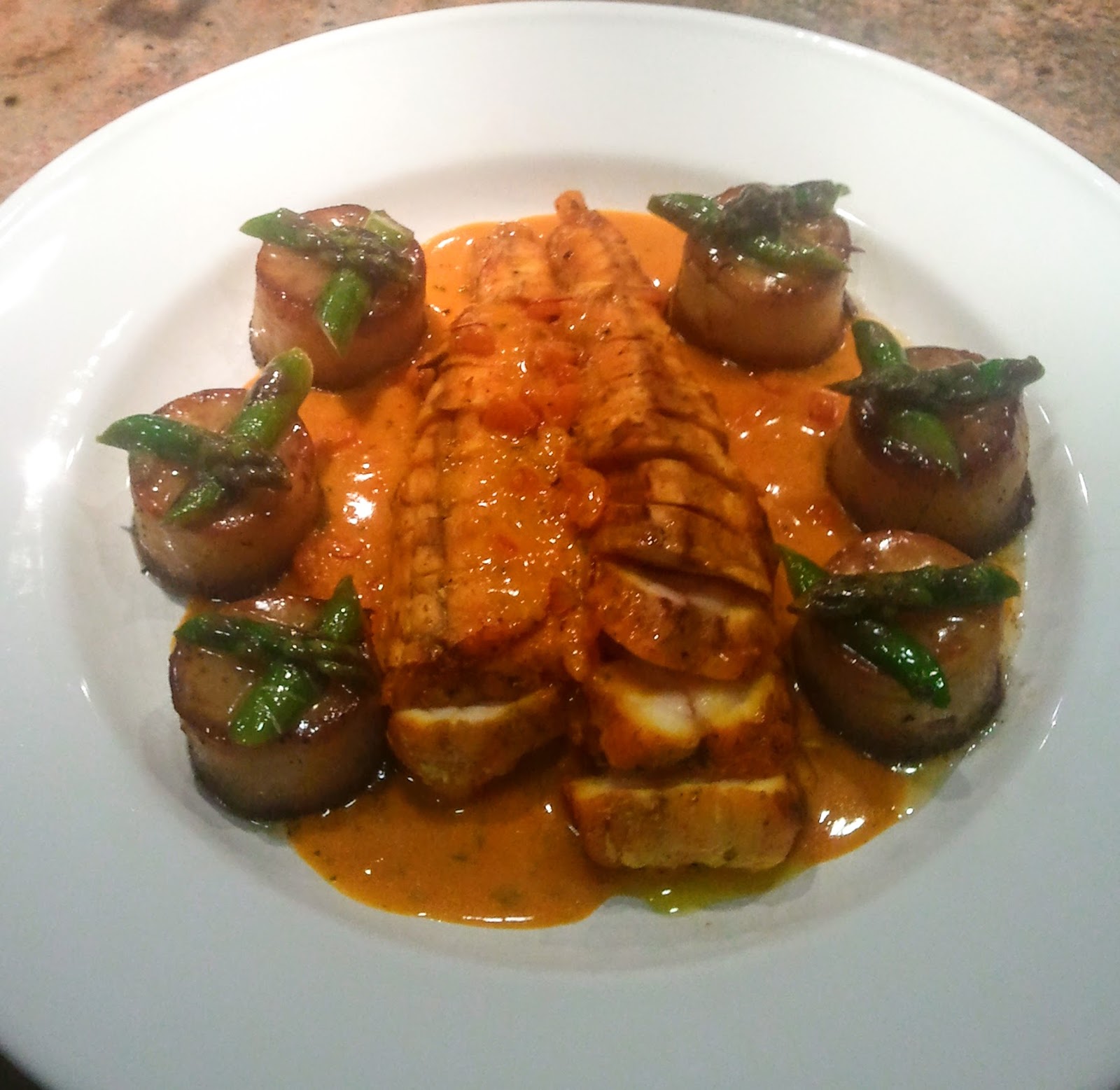 Queue de lotte comme un gigot à la Marseillaise