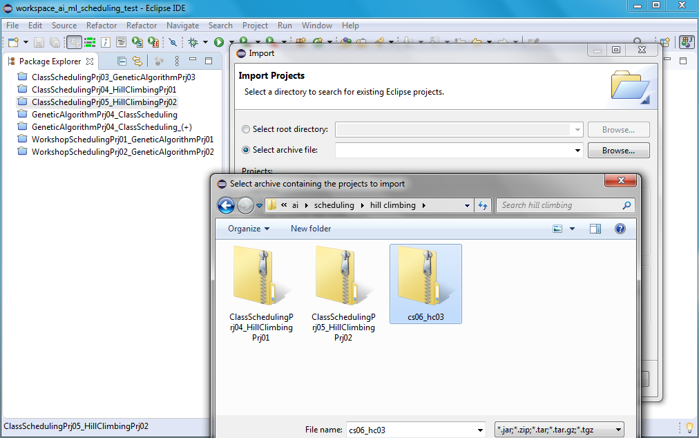 Prototype Project: Class Scheduling + Hill Climbing + instructor availability + interactive ...