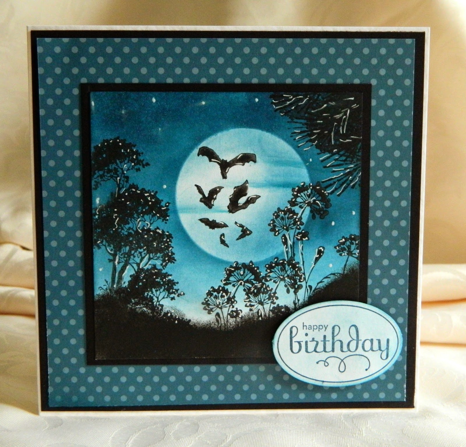 Kimber Kreations: Debbie's Bat Birthday Card