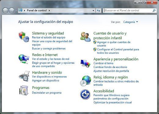 PANEL DE CONTROL Y ACCESORIOS DE WINDOWS (MÓDULO OFIMÁTICA)