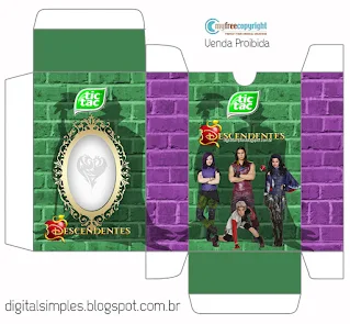 Descendants: Free Printables Boxes. - Oh My Fiesta! in english