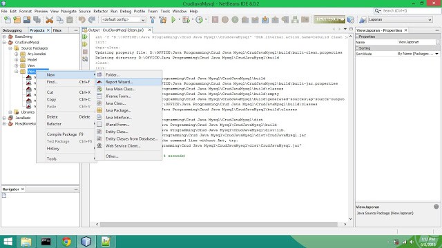 Tutorial Pembuatan Report Sederhana Menggunakan Java Netbeans