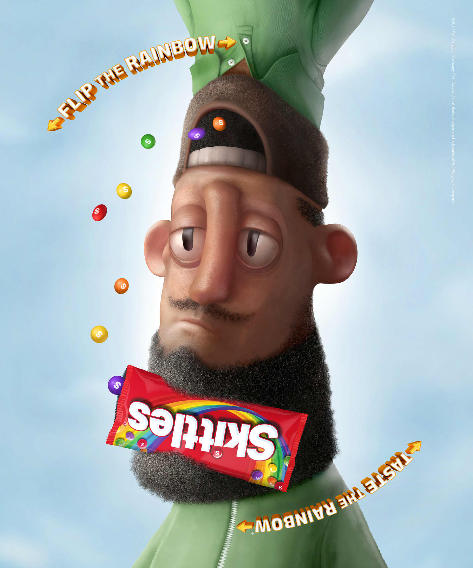 LO1- Advertising campaign- skittles taste the rainbow