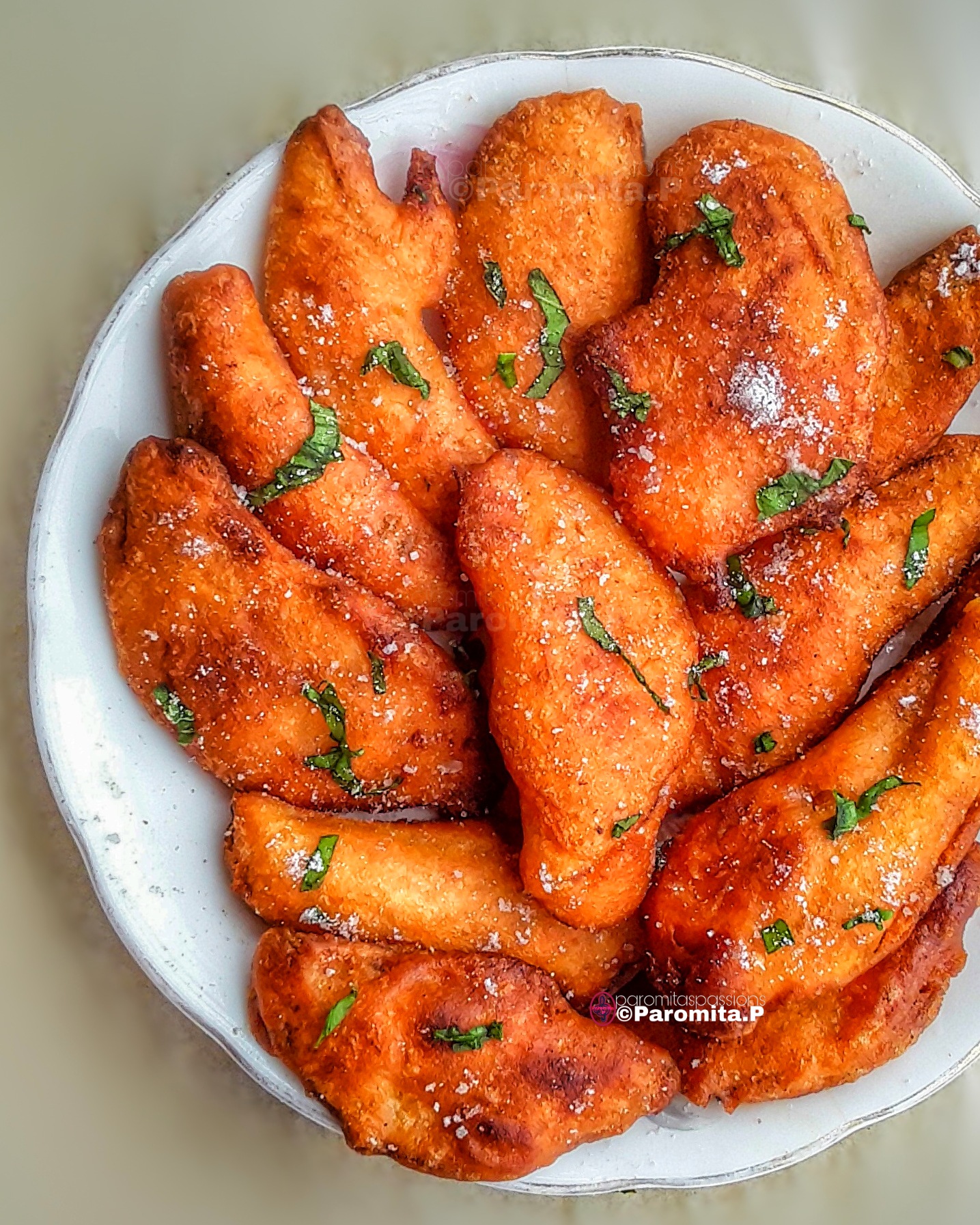 Potato Fritters - Paromita's Passions