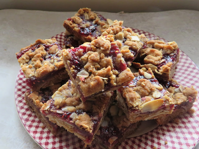 Raspberry Jam Bars | The English Kitchen