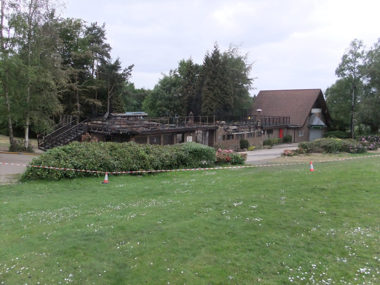Tilgate Golf Seniors: Tilgate Golf Club Fire