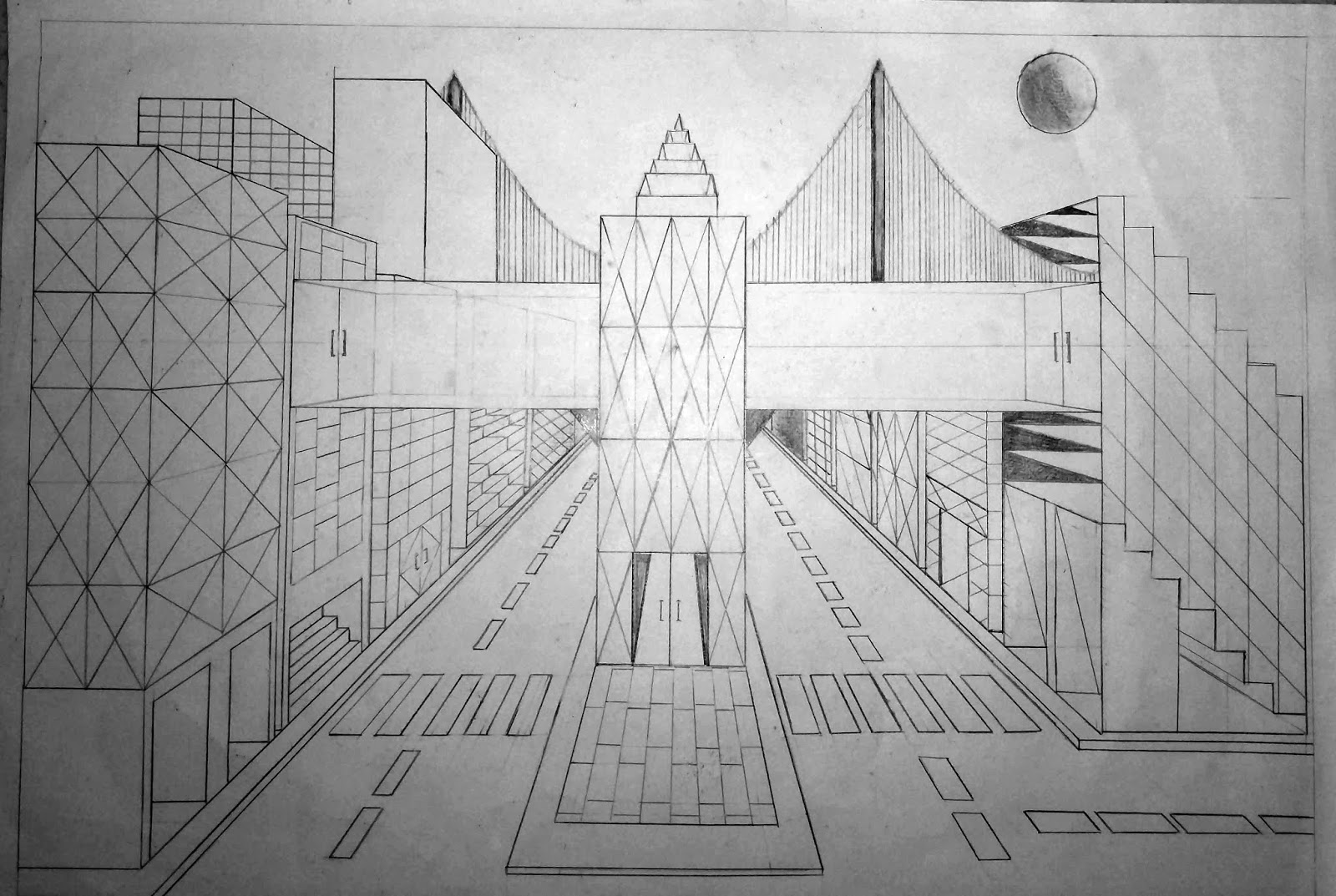 blo9ART: Perspetiva Cónica - Perspetiva Frontal com 1 Ponto de Fuga blo9ART: Perspetiva Cónica - Perspetiva Frontal com 1 Ponto de Fuga
