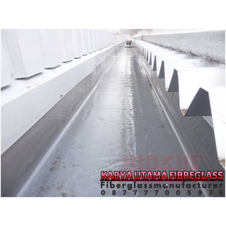 Talang Air Gudang / Gutter Frp Anti. U.V Solusi Talang Air Bocor ...