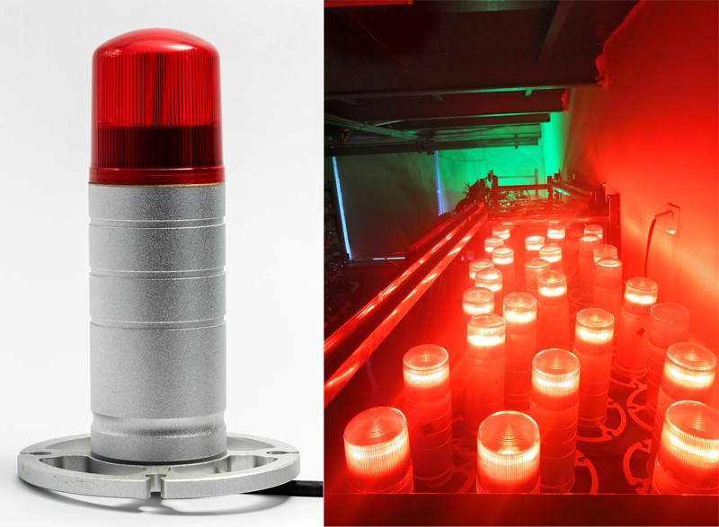 Night Marking Red Obstruction Light System for Transmission Tower