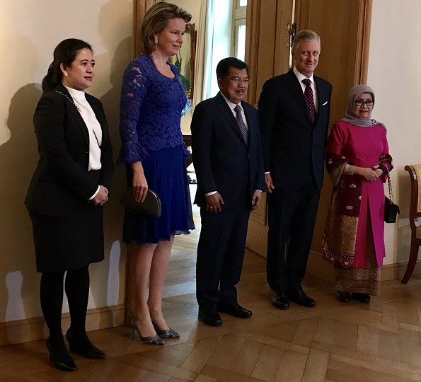 Queen Mathilde visited Poliopolis container village in Edegem