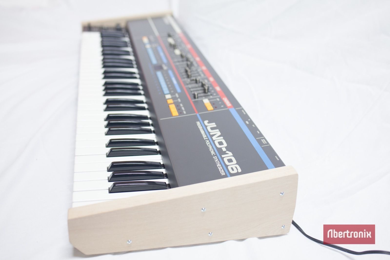 MATRIXSYNTH: Roland Juno 106 SN 440323 w/ Custom Light Wood Side Panels