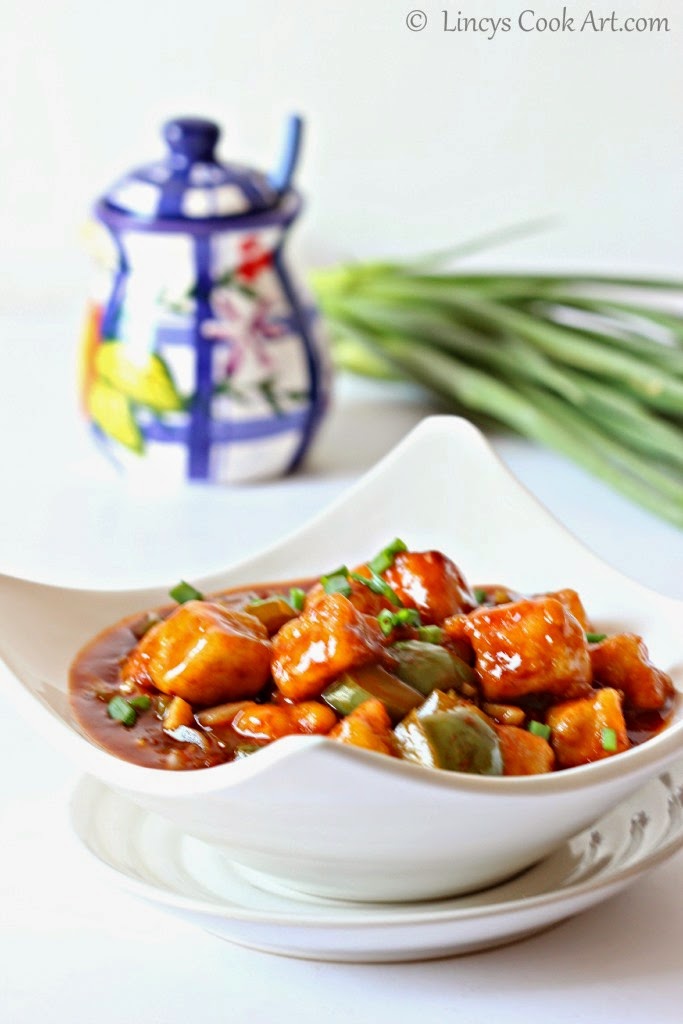 Schezwan Paneer ~ Lincy's Cook Art