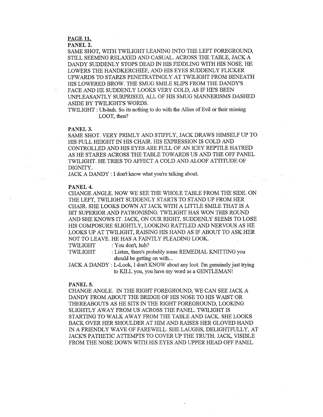 Alan Moore's Forgotten Awesome: Youngblood #3 script