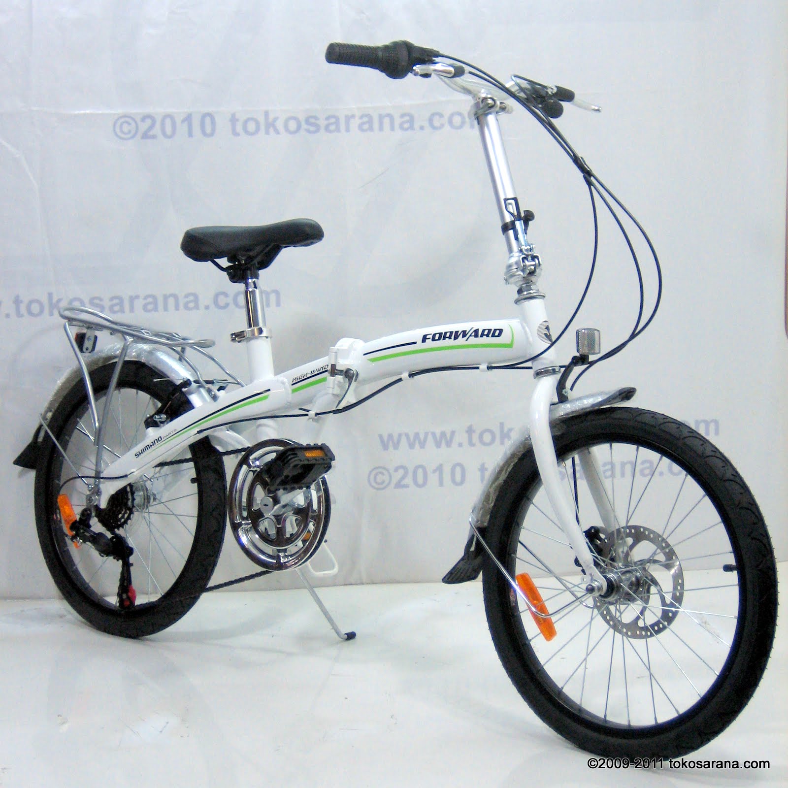 GOES BIKE: Sepeda Lipat FORWARD Alumunium Alloy Frame Front Disc Brake ...