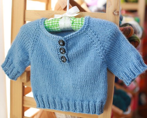 Beautiful Skills - Crochet Knitting Quilting : A Simple Baby Pullover ...
