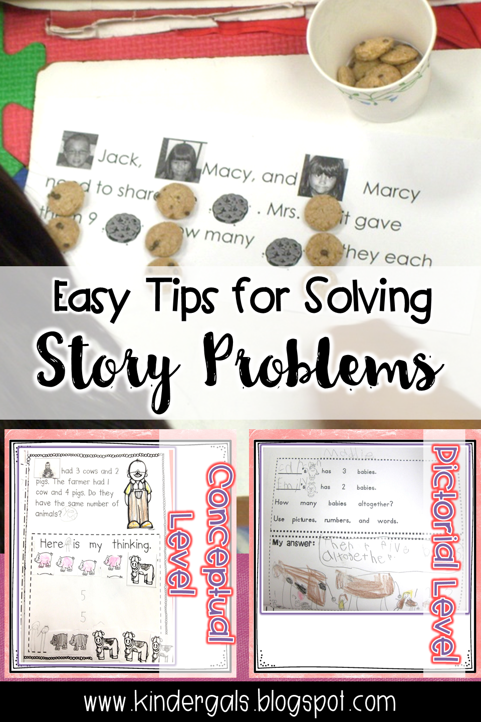 KinderGals: Easy Steps to Solve Story Problems