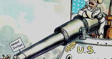 Alice's Imperialism Political Cartoons: Roosevelt Corollary