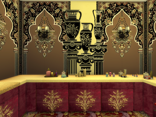 Anna Quinn Stories: Arabic Style Walls For SIMS 4