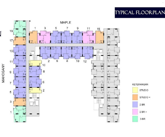 Sudirman Suite: Denah n Layout