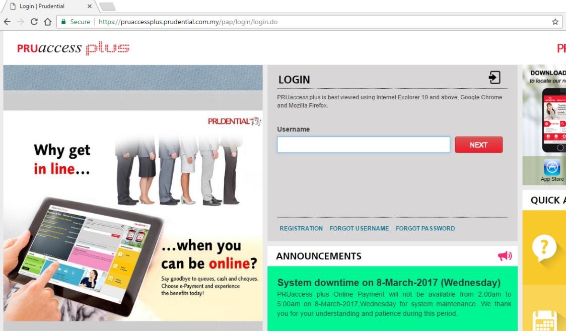 uSnapshot: How to Register Prudential Customer Portal Login PRUaccess Plus