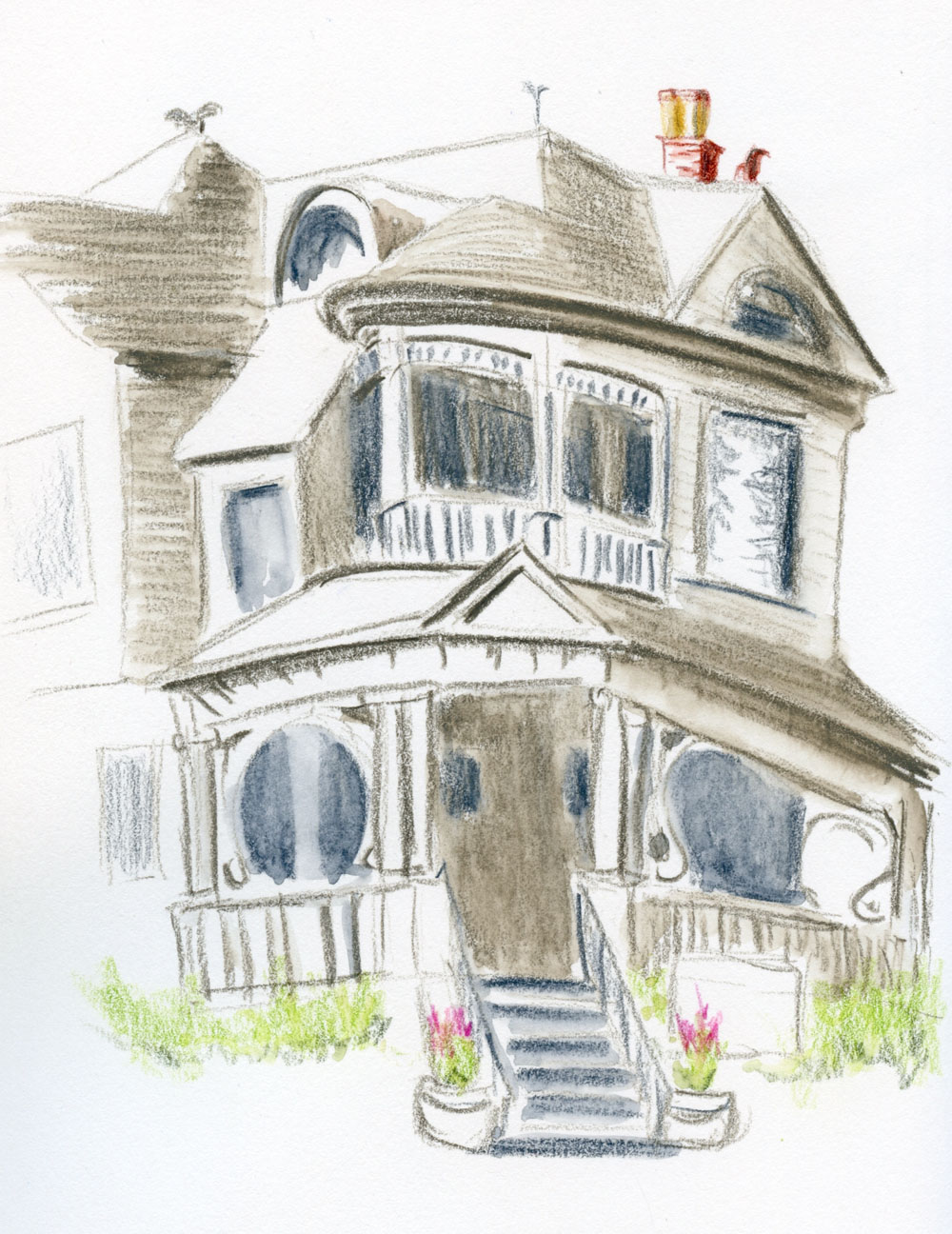 Fueled by Clouds & Coffee: Simon Benson House