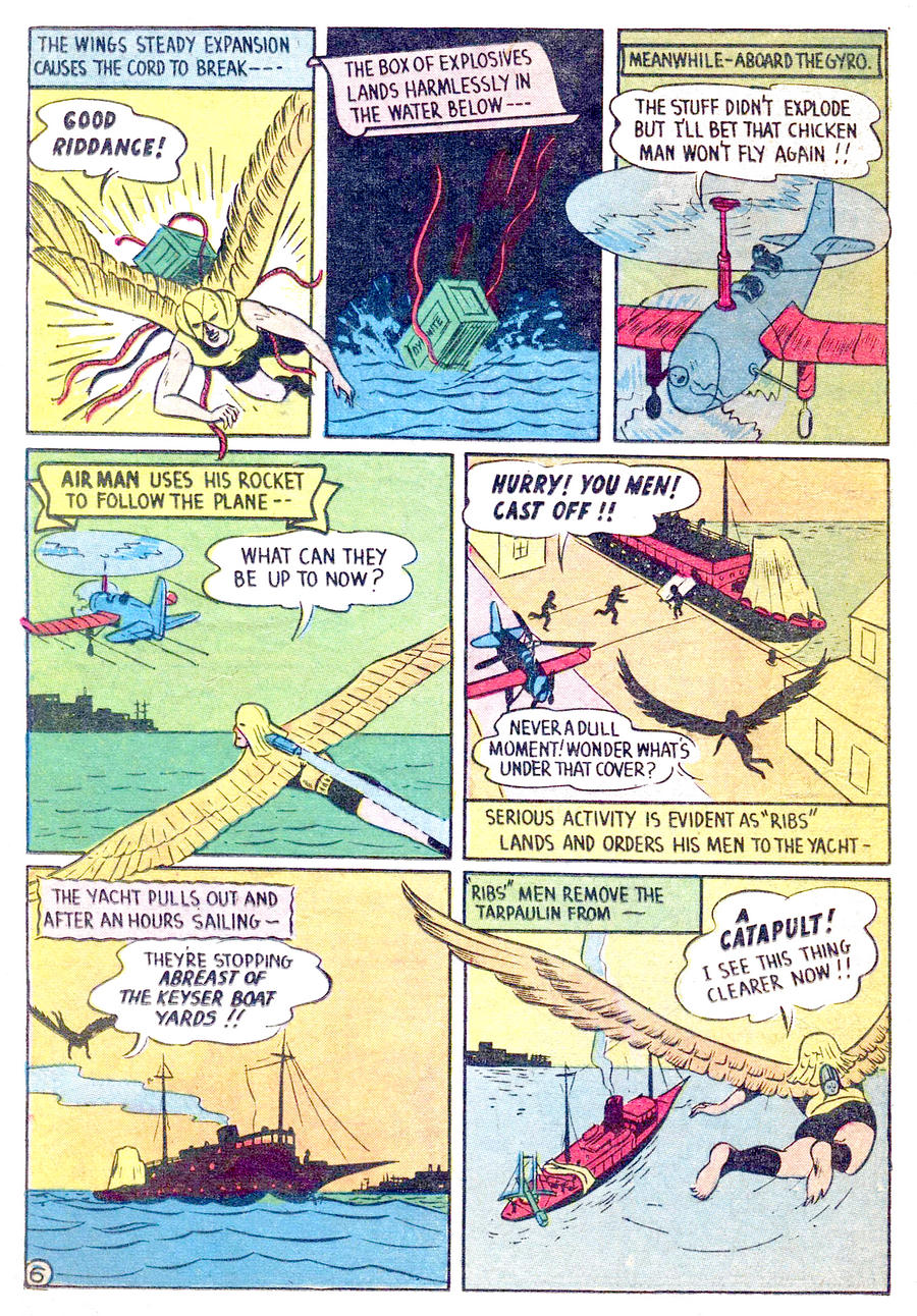 Pappy's Golden Age Comics Blogzine: Number 2214: Up in the air, man