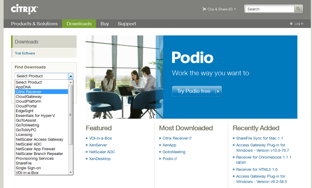 TUTORIALS +=+=+=+=: Citrix Receiver