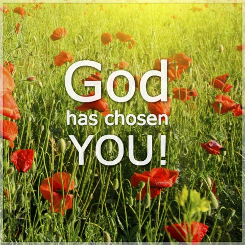 Blessed By The Lord: April 19, 2021 - GOD CHOSE YOU