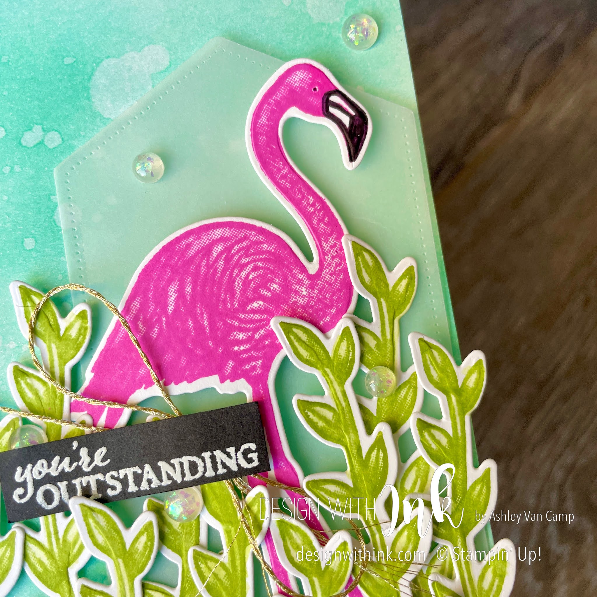 Design With Ink: Friendly Flamingo