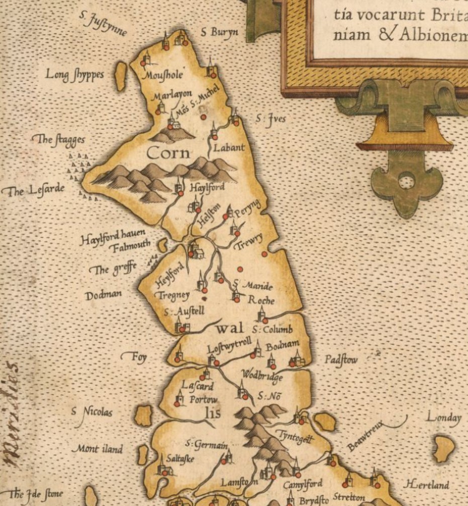 Caitlin Green: Some interesting early maps of Cornwall
