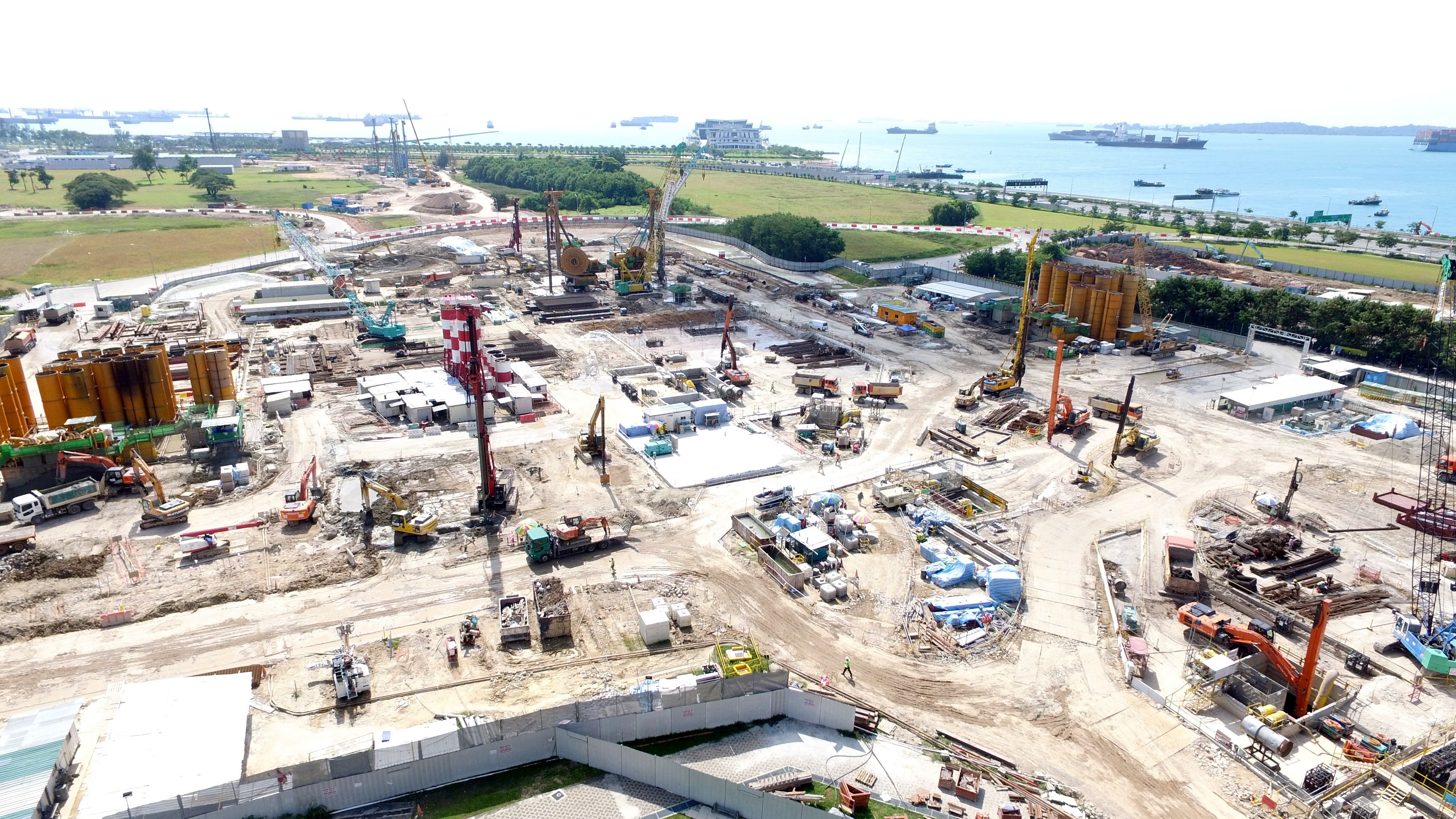 Thomson Line Construction: Marina Bay Excavation