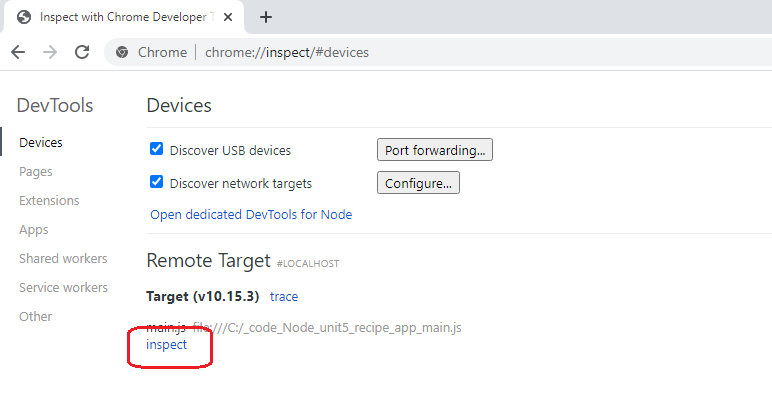 Tech Corner: how to use build-in debugger to debug a Node.js appliation?