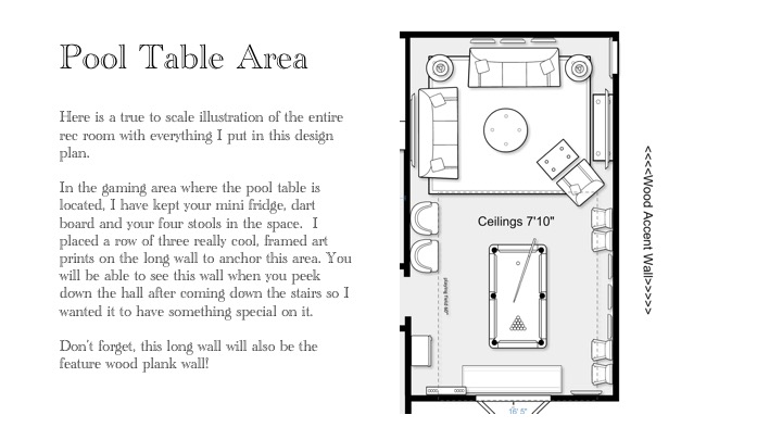 The Yellow Cape Cod: A Lower Level Family Game Room, Kitchenette and ...