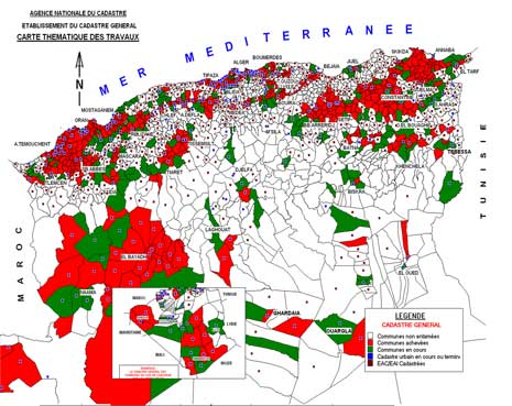 Topographie: Agence Nationale du Cadstre