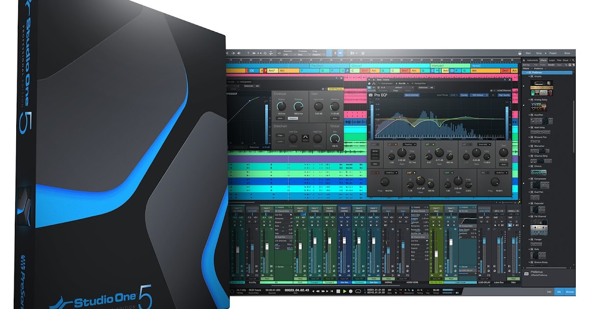 Studio One 5 Professional Free Download [Multilanguage 10.2020]