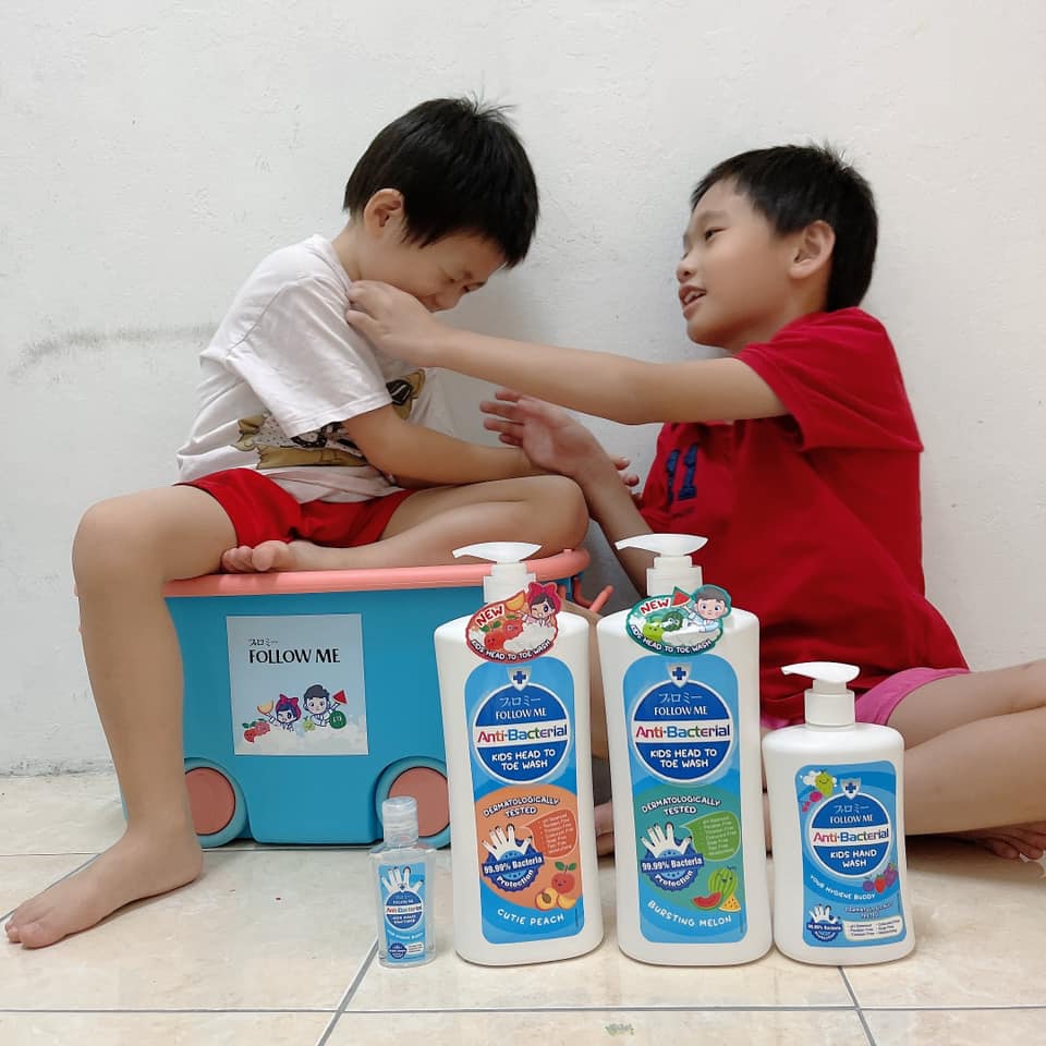 Safe And Gentle Follow Me Anti-Bacterial Kids Range | Head to Toe Wash ...